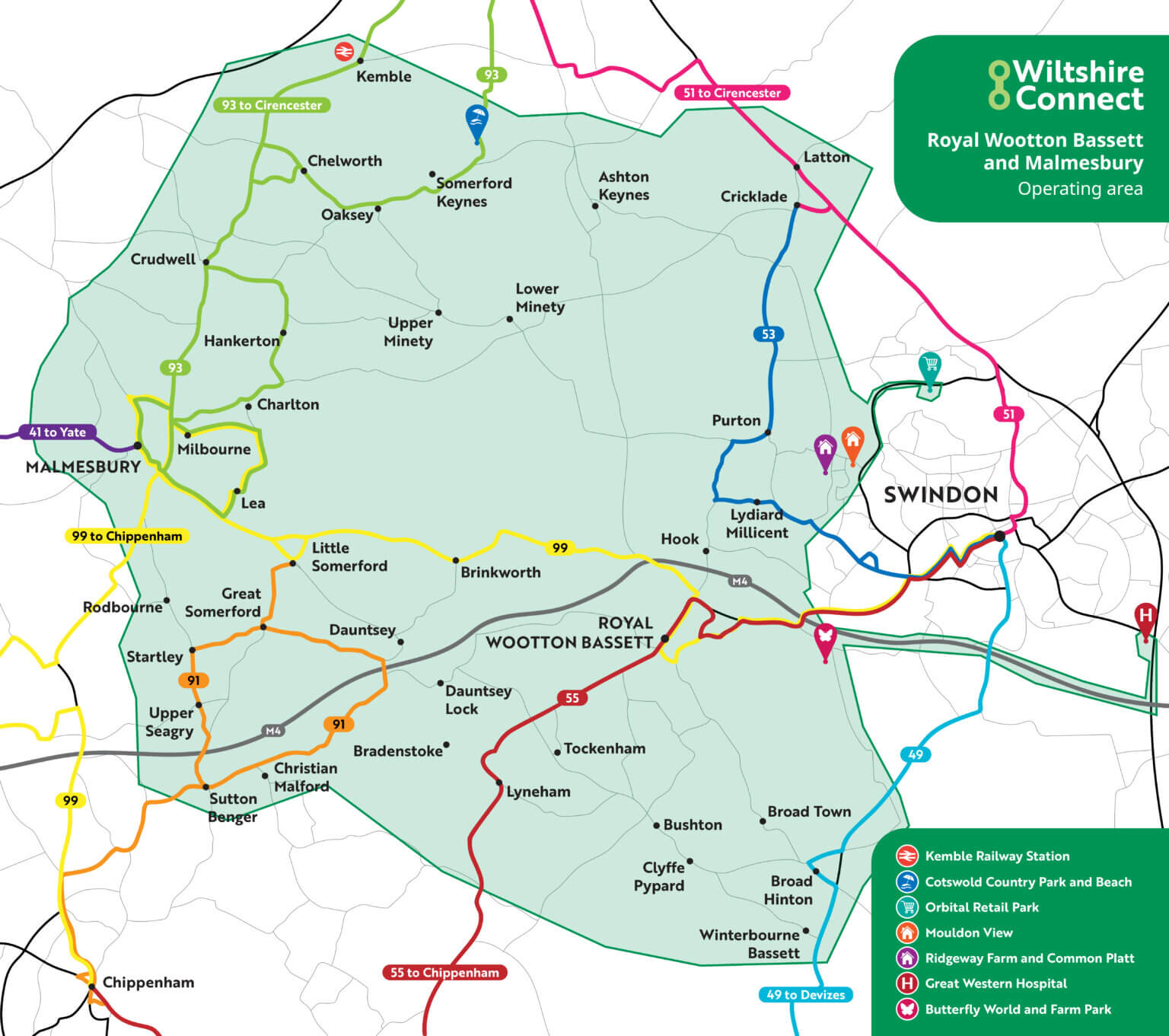 Royal Wootton Bassett & Malmesbury - Connecting Wiltshire